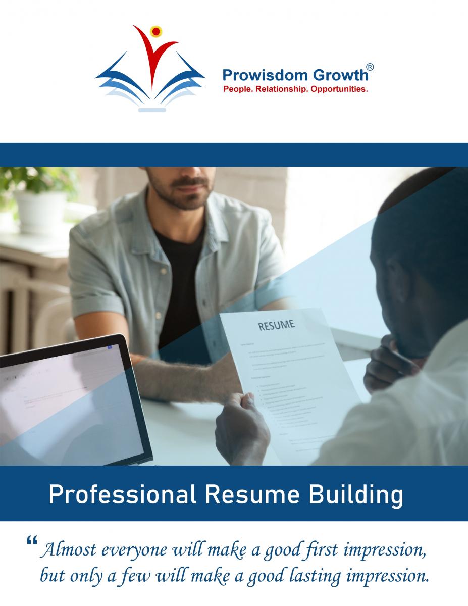 Professional Resume Building | Prowisdom Growth